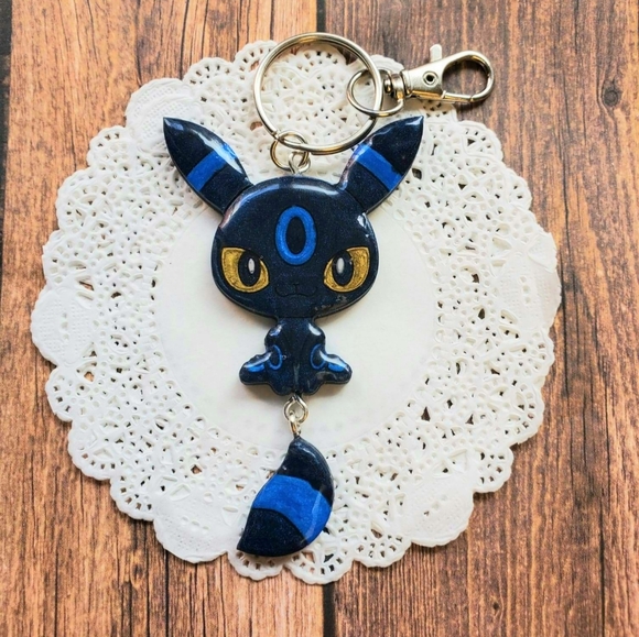 Handmade | Other | Umbreon Keychain Pokemon Gift Resin | Poshmark